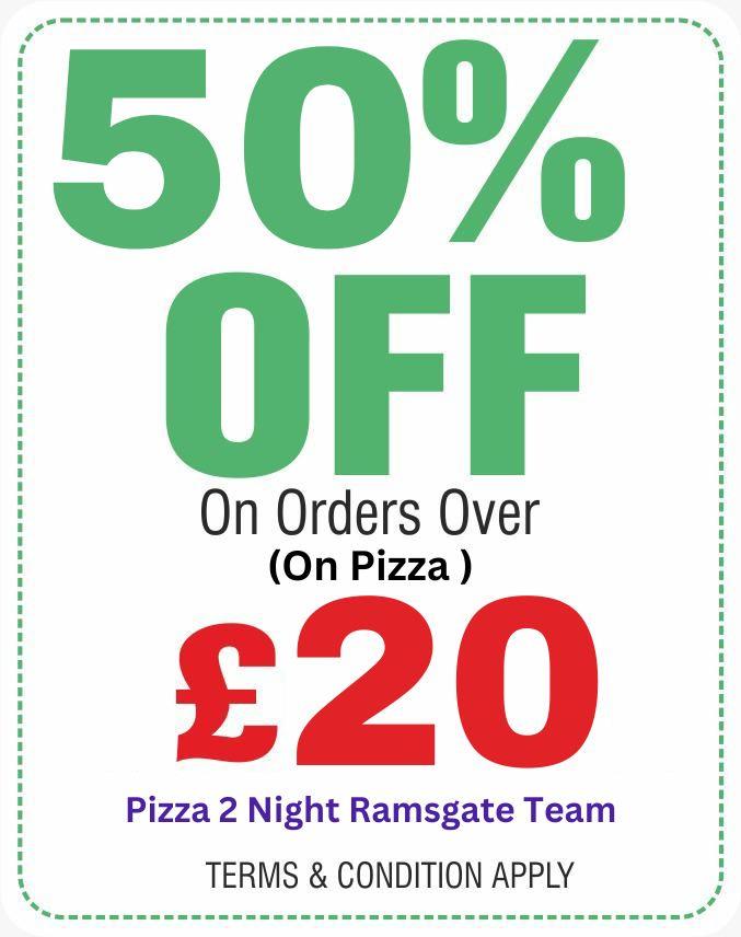 Pizza in ERITH || Get 50% Off - Pizza 2 Night